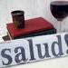 Salud Cheers Sign Spanish Quote Sign Farmhouse Style - Etsy