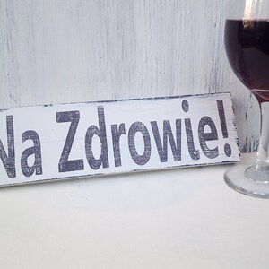 Na Zdrowie, Cheers Sign, Polish Quote, Home Bar Decor - Etsy