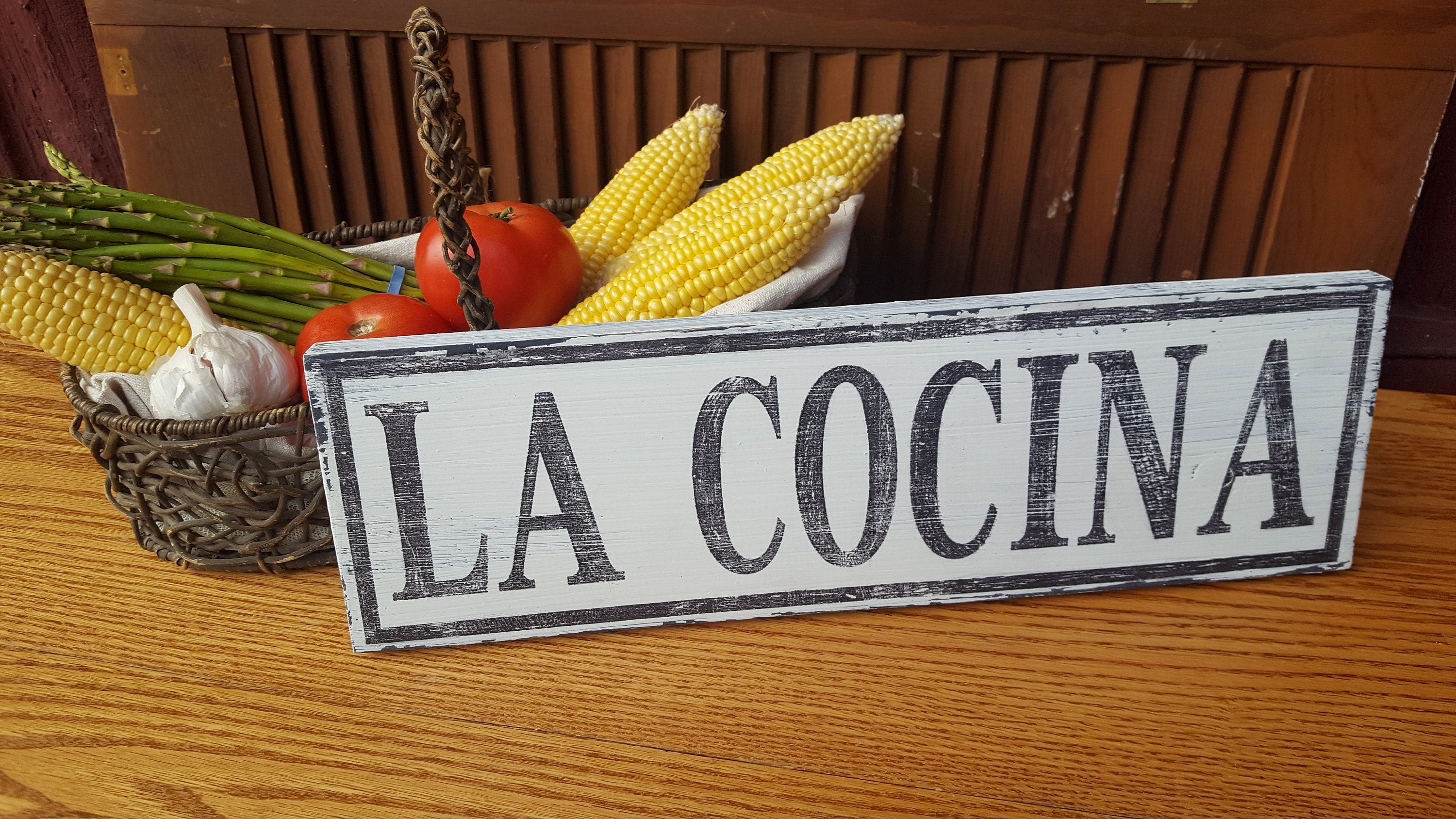 Spanish Kitchen Sign La Cocina Mexican Wall Art Farmhouse - Etsy