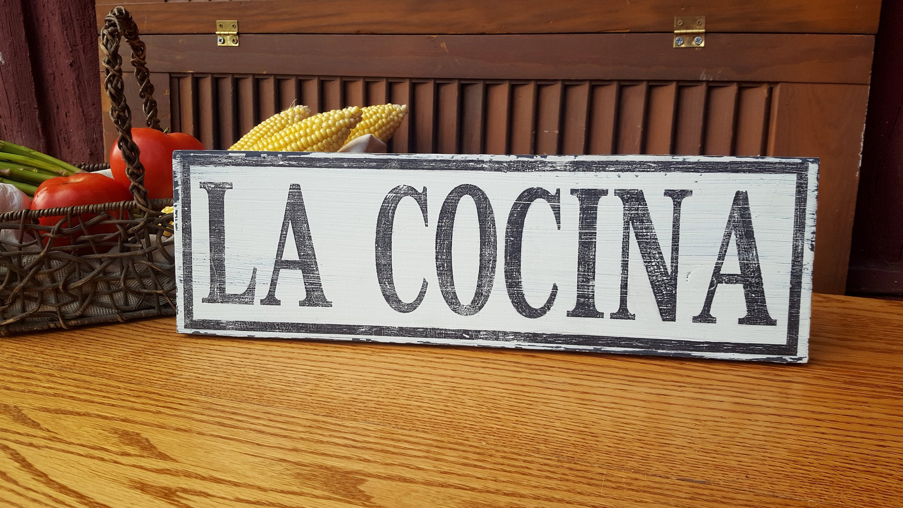 Spanish Kitchen Sign La Cocina Mexican Wall Art Farmhouse - Etsy