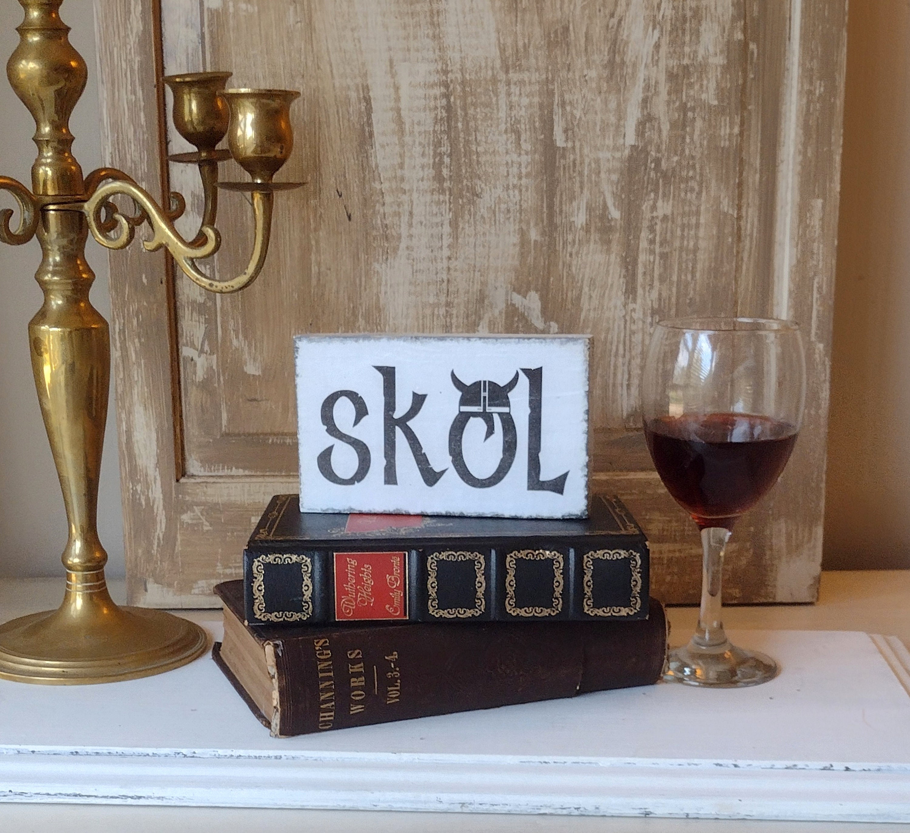 Skol Sign Vikings Decor Minnesota Fan Cheers - Etsy