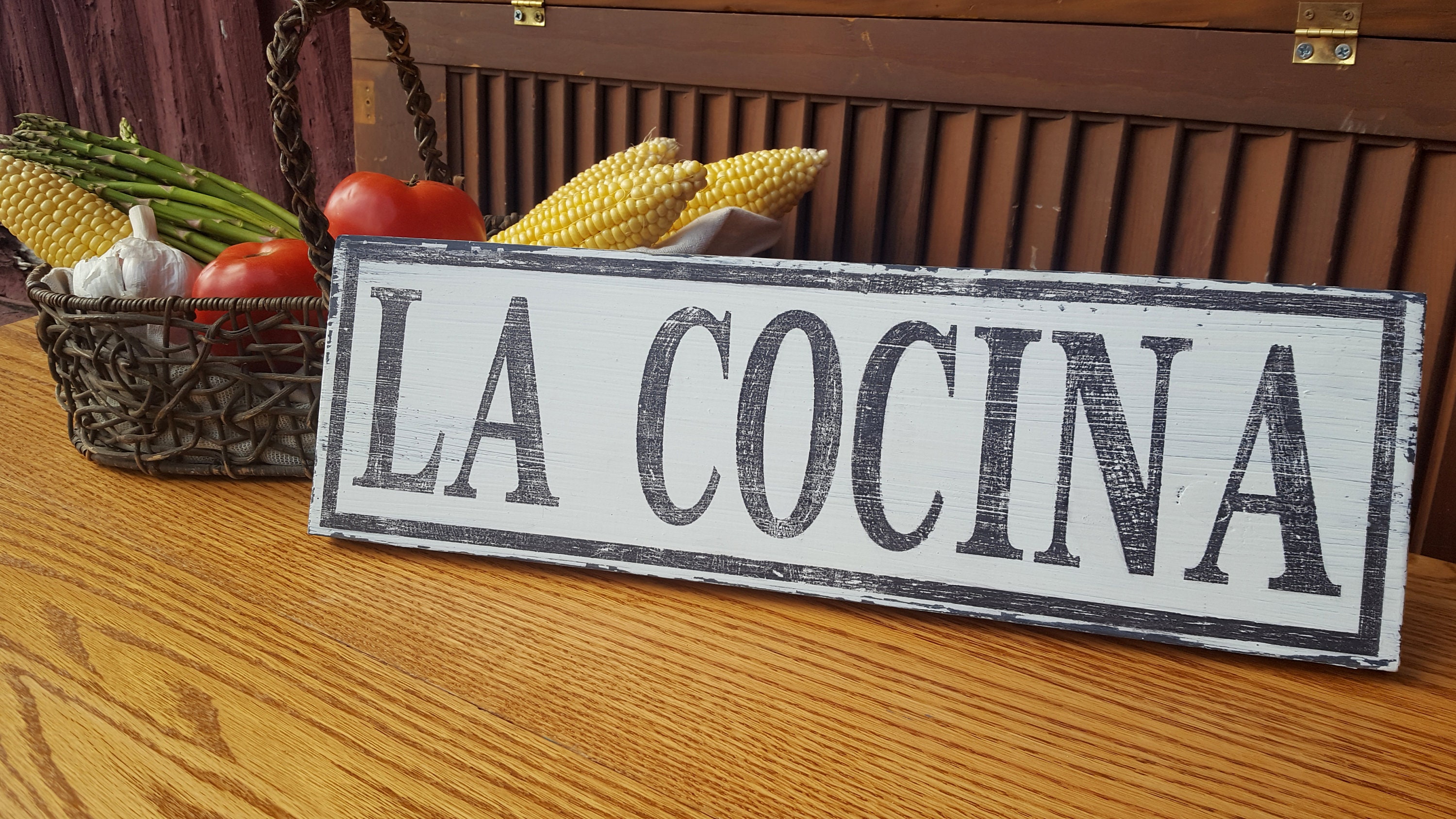 Spanish Kitchen Sign La Cocina Mexican Wall Art Farmhouse - Etsy