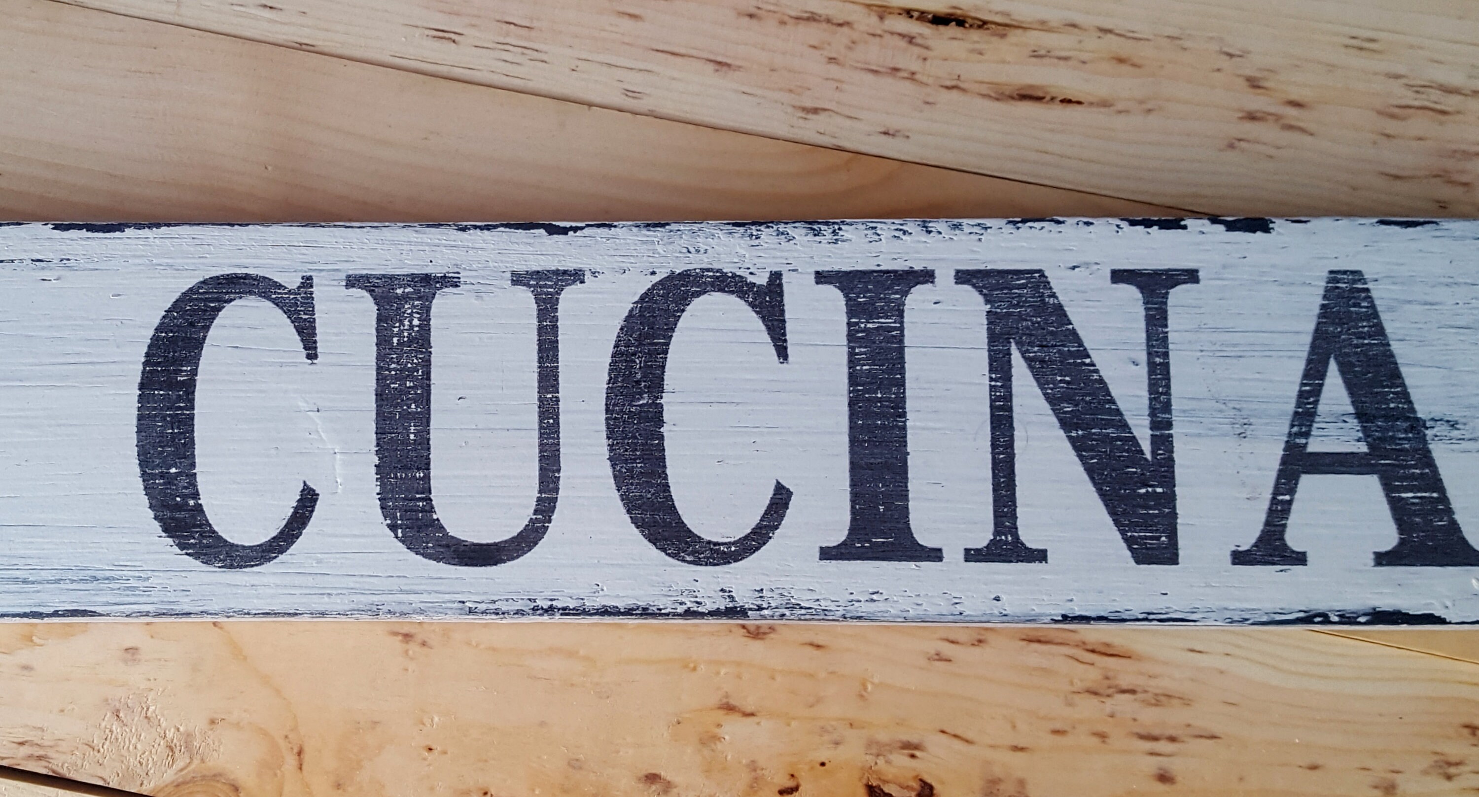 Italian Kitchen Sign La Cucina THE KITCHEN Tuscan Decor - Etsy