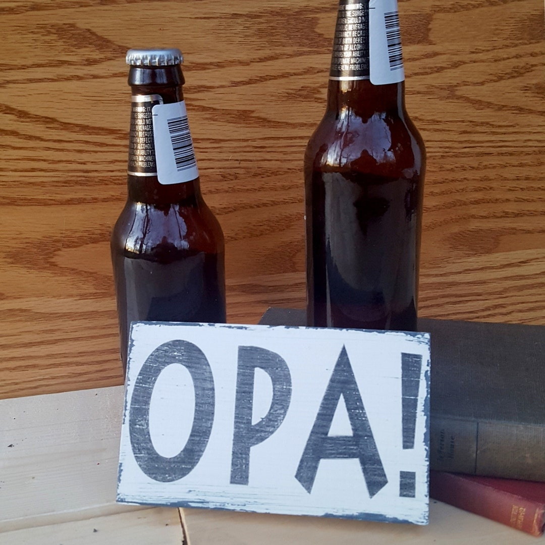 OPA! Greek Sign, Restaurant Decor, Bar Sign, Greek Wedding Decor - Etsy