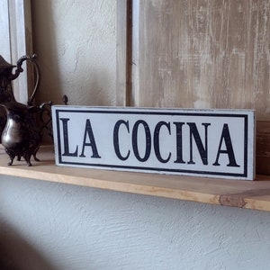 Spanish Kitchen Sign, La Cocina, Mexican Family Gift - Etsy