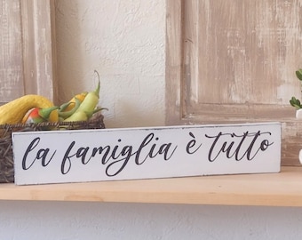 La Famiglia E' Tutto Stencil Family is Everything Stencil 8 Sizes ...