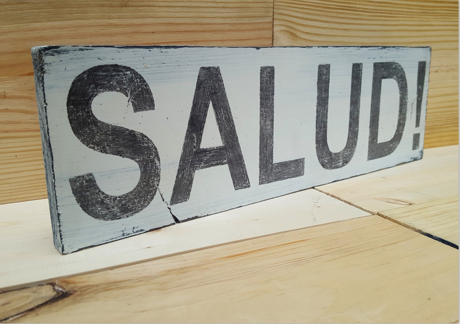 Salud Spanish Quote Cheers Sign Home Bar Decor Mexican - Etsy