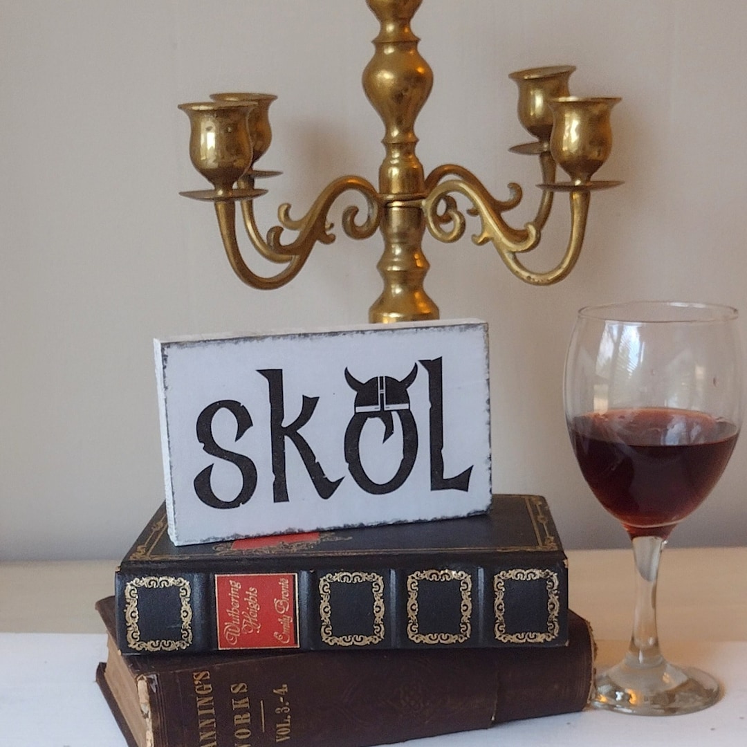 Skol Sign, Vikings Decor, Minnesota Fan, Cheers - Etsy