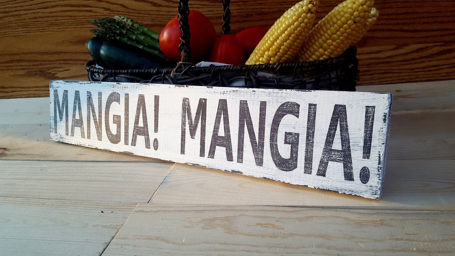 Mangia Mangia Sign Italian Quote Tuscan Kitchen Decor - Etsy