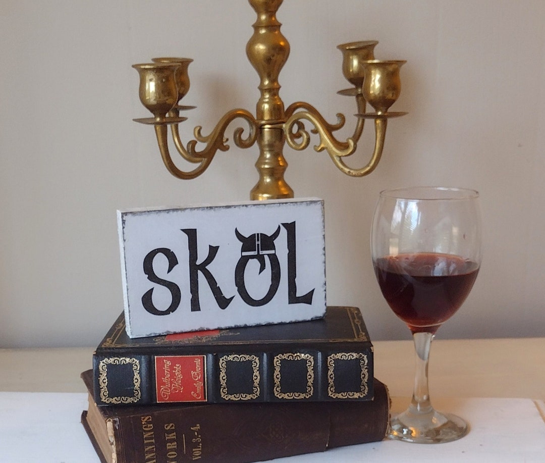 Skol Sign Vikings Decor Minnesota Fan Cheers - Etsy