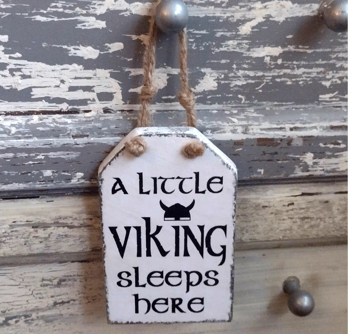 Scandinavian Sign, Viking Nursery, Baby Door Hanger - Etsy