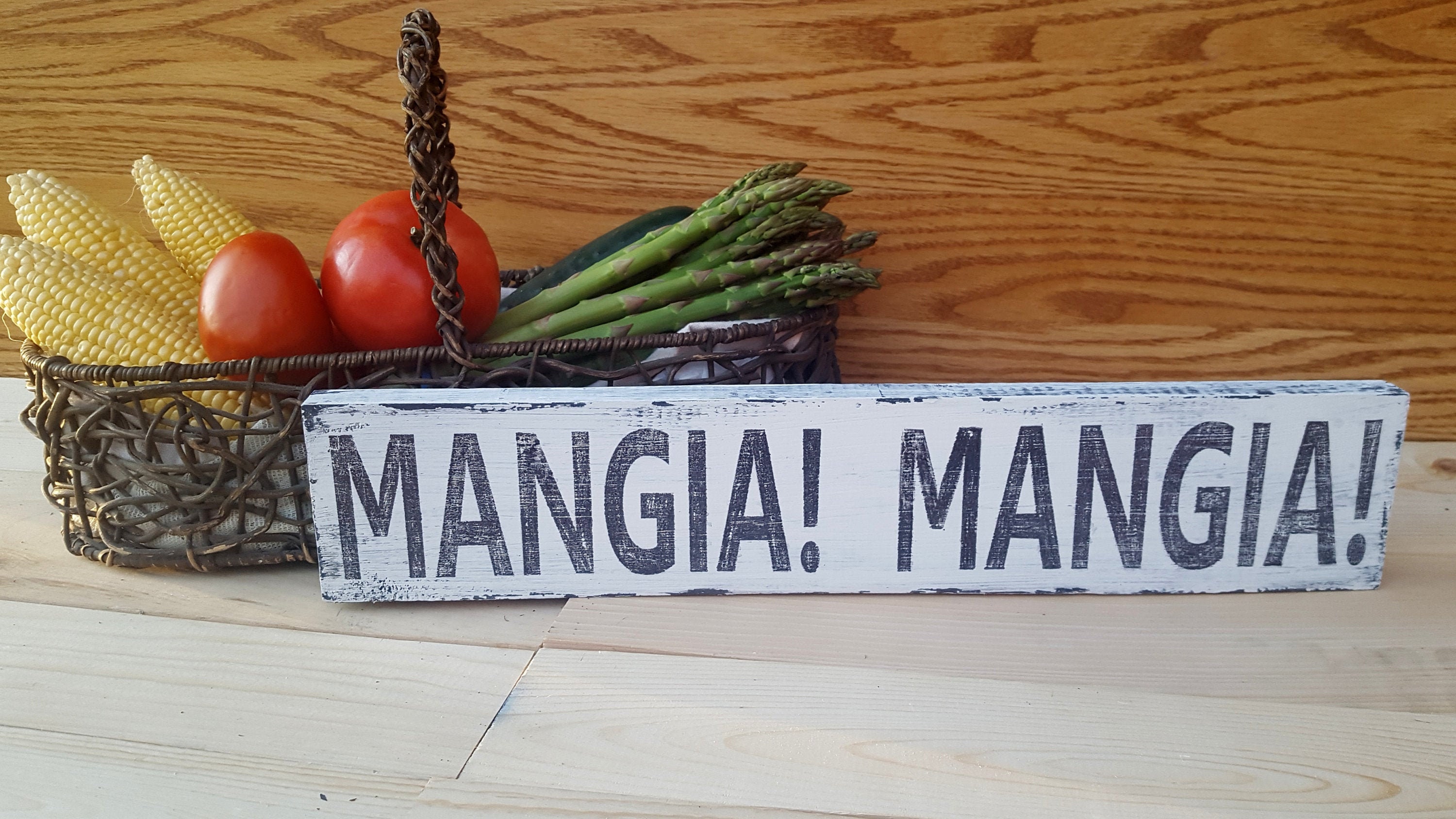 Mangia Mangia Sign Italian Quote Tuscan Kitchen Decor - Etsy