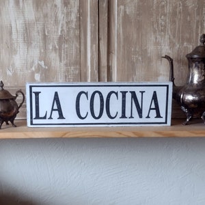 Spanish Kitchen Sign, La Cocina, Mexican Family Gift - Etsy