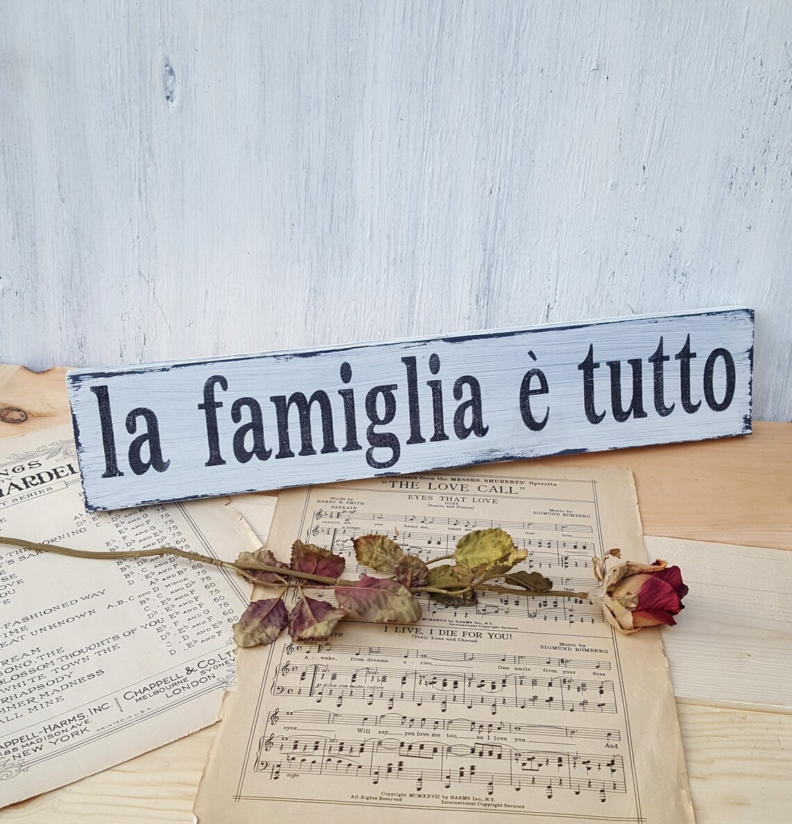 Italian Family Sign Family is Everything La Famiglia E | Etsy