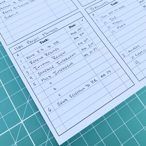 Printable Project and Task Tracker Instant Download PDF - Etsy