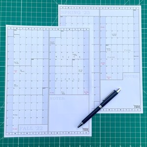 Printable 2022-2023 Academic Calendar Semester Calendar - Etsy