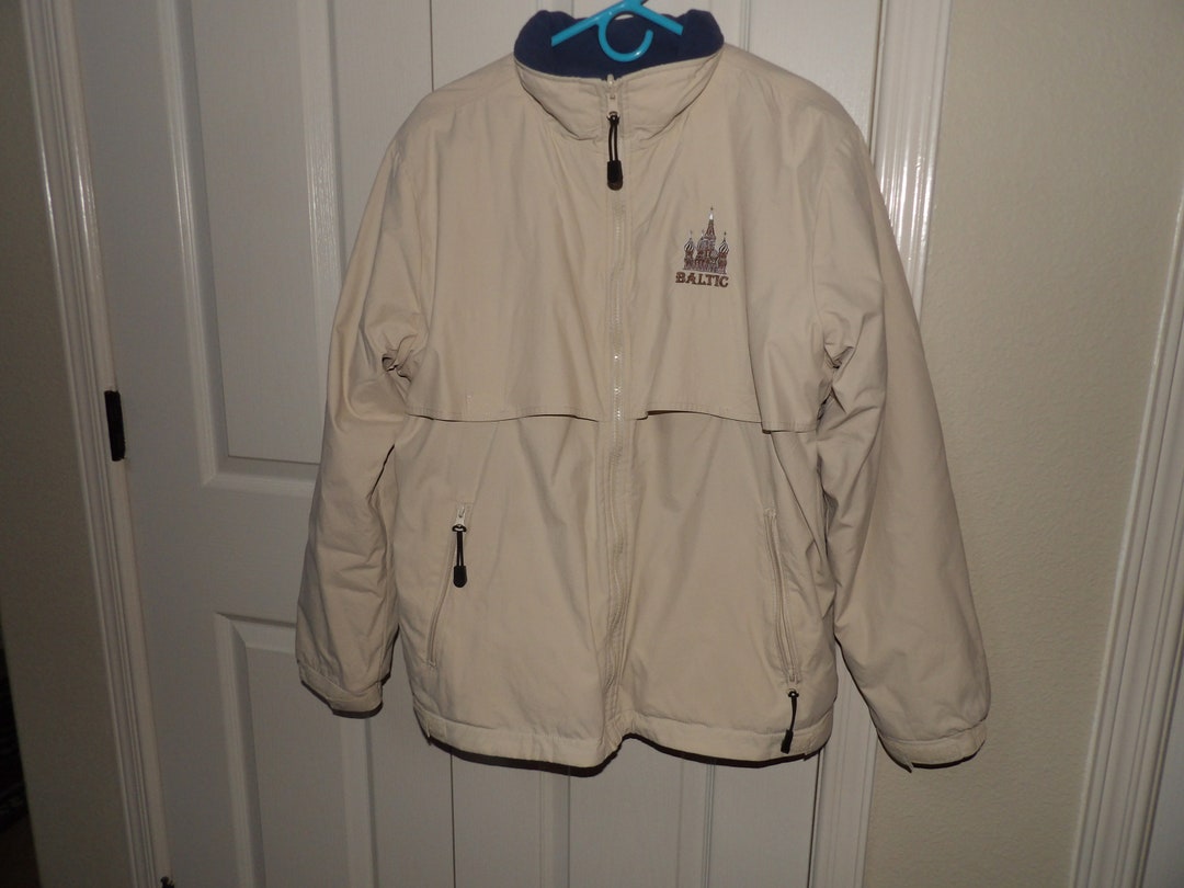 Vintage Like New Baltic Beige Blue Fleece Inside Hoodie - Etsy