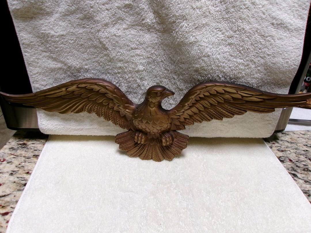 Vintage Americana Cast Metal Sexton 20" Eagle Wall Art - Etsy