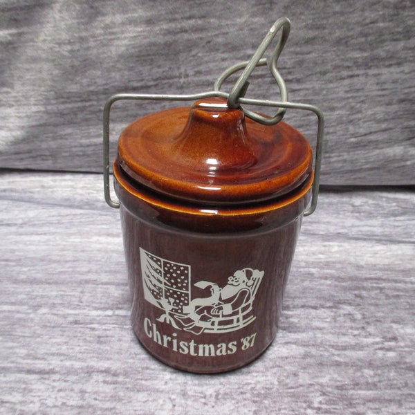 Stoneware Container - Etsy