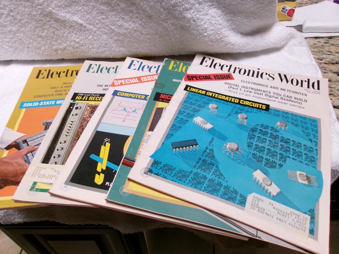 Vintage 1970s Electronics World Magazines X 5 Lot See Details Below - Etsy