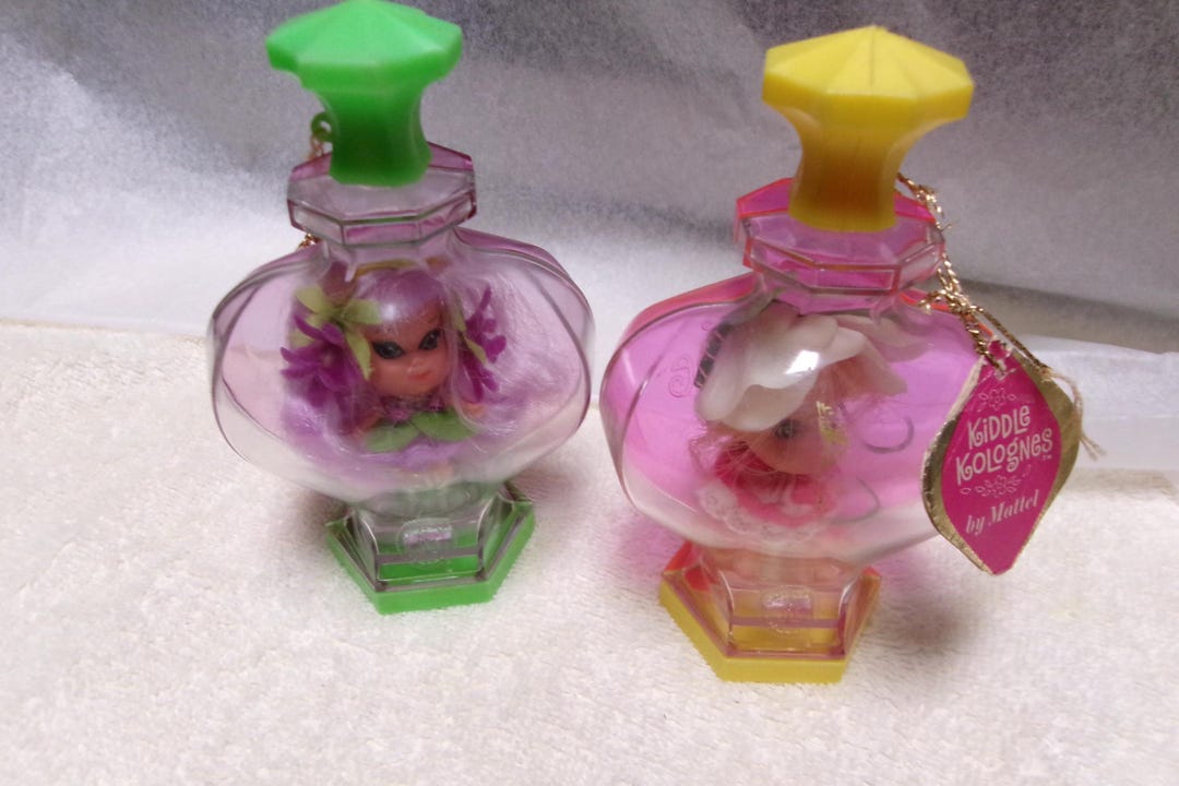 Vintage 1967 Mattel Kiddle Kolognes Scented Sweet Pea, Violet Minis 2 ...