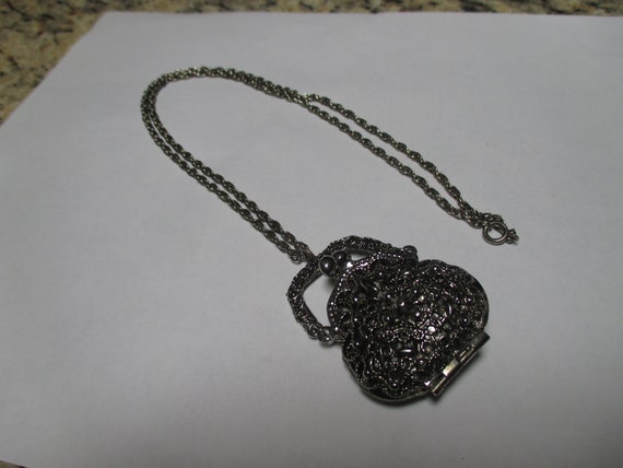 Vintage Art Copyright Symbol Silver Tone Metal Purse Pendant - Etsy