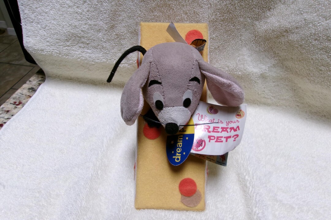 Vintage R.dakin Dream Pet Mouse Cheese Plush - Etsy