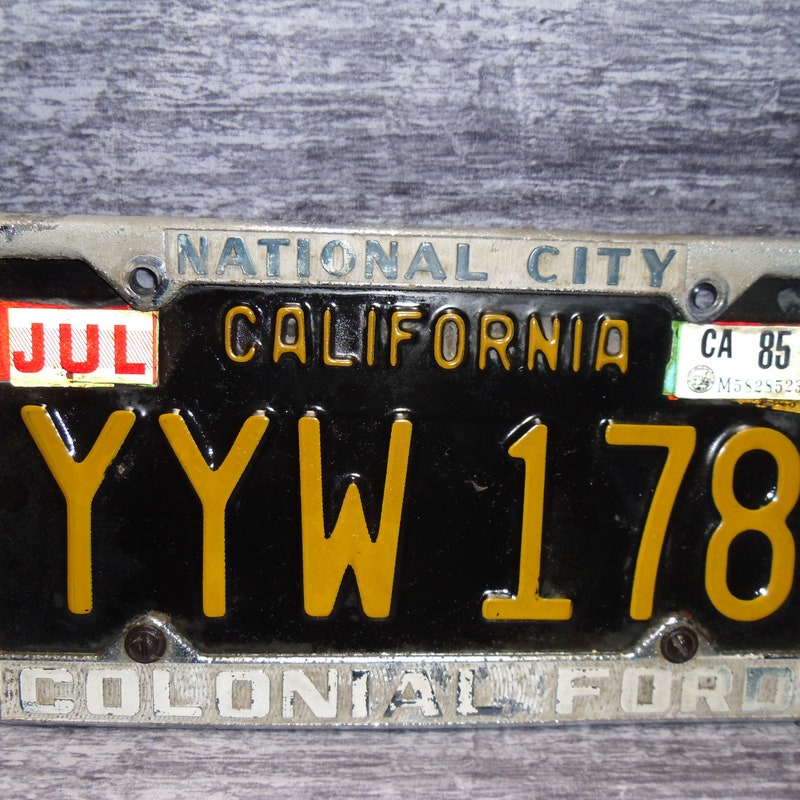 California License Plate - Etsy