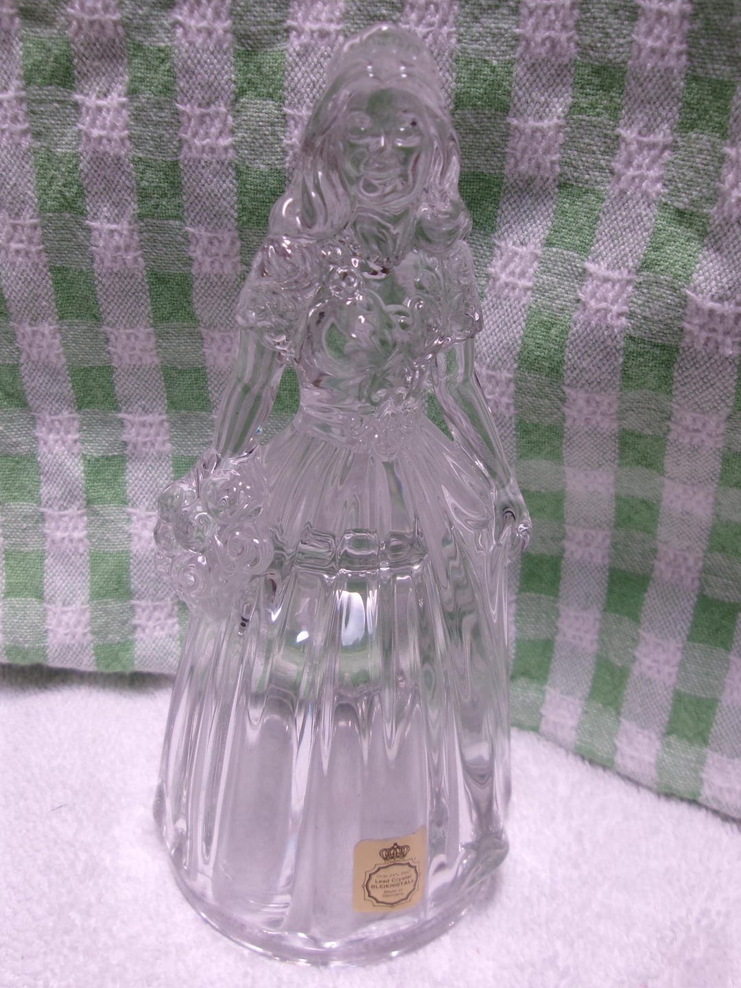 Collectable Lead Crystal Bleikristall Princess Figurine 7" Tall - Etsy