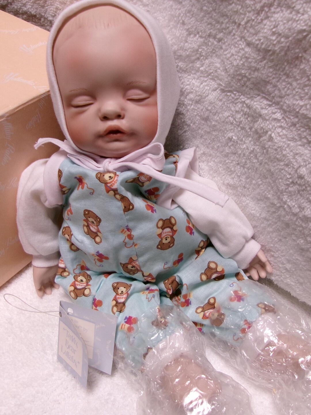 Vintage New Stock 1992 Ashton Drake Teddy Bear Lullaby Doll in Original ...