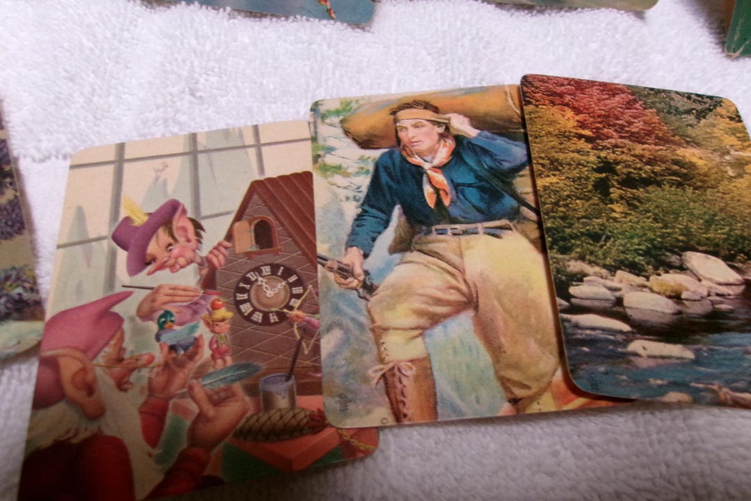Vintage 1940s Trading Cards, Ed-u- Cards, 12 Card Series No.47 - Etsy