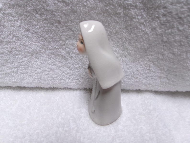 Vintage Ceramic Hand Painted Nun, Salt Shaker 4" Tall Details Below - Etsy