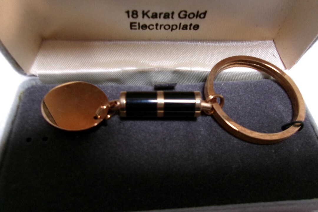 Vintage Colibri 14k Electroplated Key Ring - Etsy