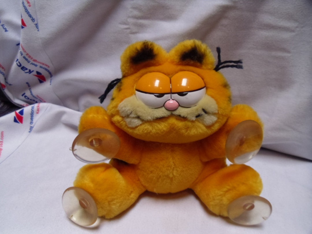 Vintage Garfield Plush/suction Cuts/ United Feature Syndicate - Etsy