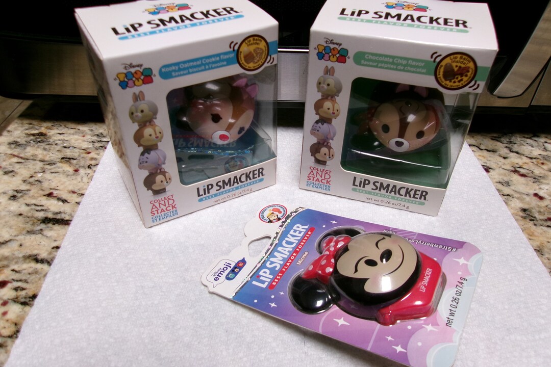 Collectable Disney New Stock Lip Smackers X 3 Lot - Etsy