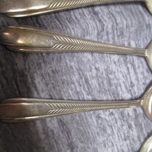Vintage 1950s, Hard to Findwheat Pattern 4 Place Setting Silverware ...