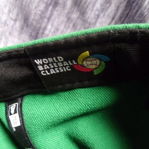 World Baseball Classic M Logo Green and Red New Cap - Etsy