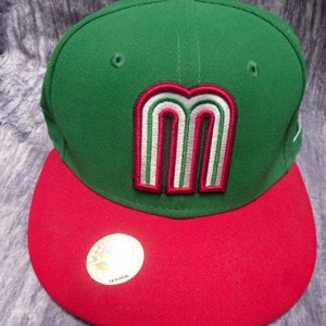 World Baseball Classic M Logo Green and Red New Cap - Etsy