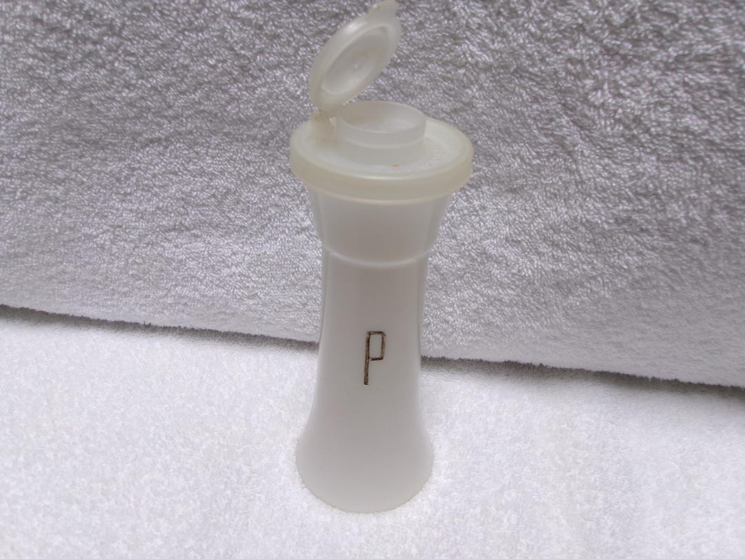 Vintage White Tupperware Pepper Shaker 6 1/2" - Etsy