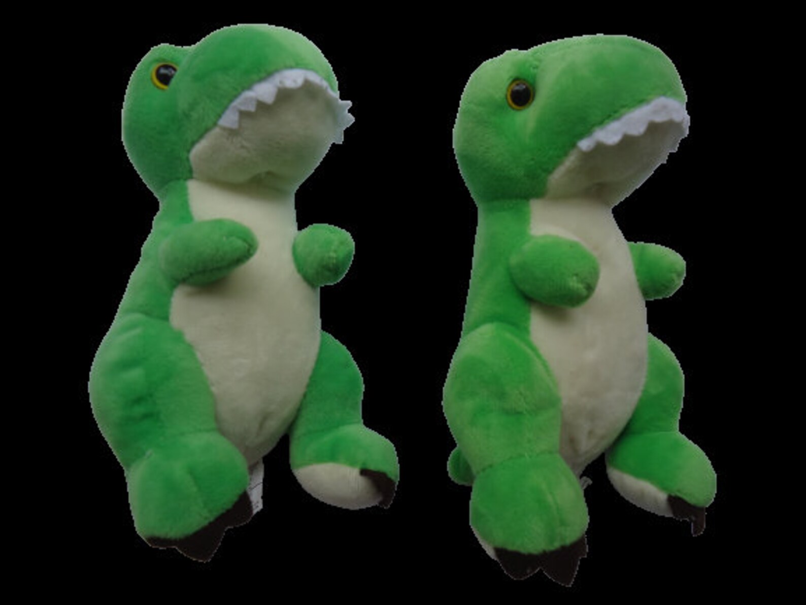 Dinosaurs green T-Rex soft toys X 2 | Etsy