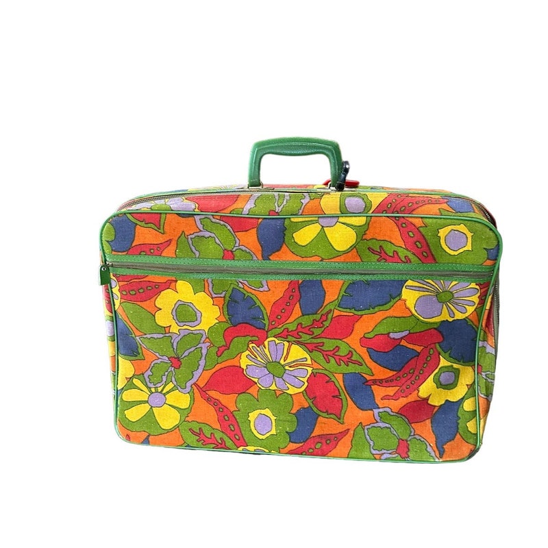 Suitcase Flowers - Etsy