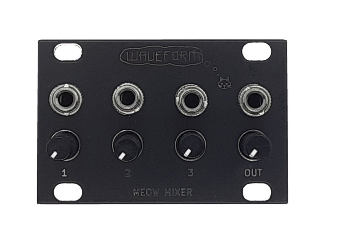 1U Meow Mixer 3-channel Mixer Module 12HP Waveform Magazine DIY KIT - Etsy