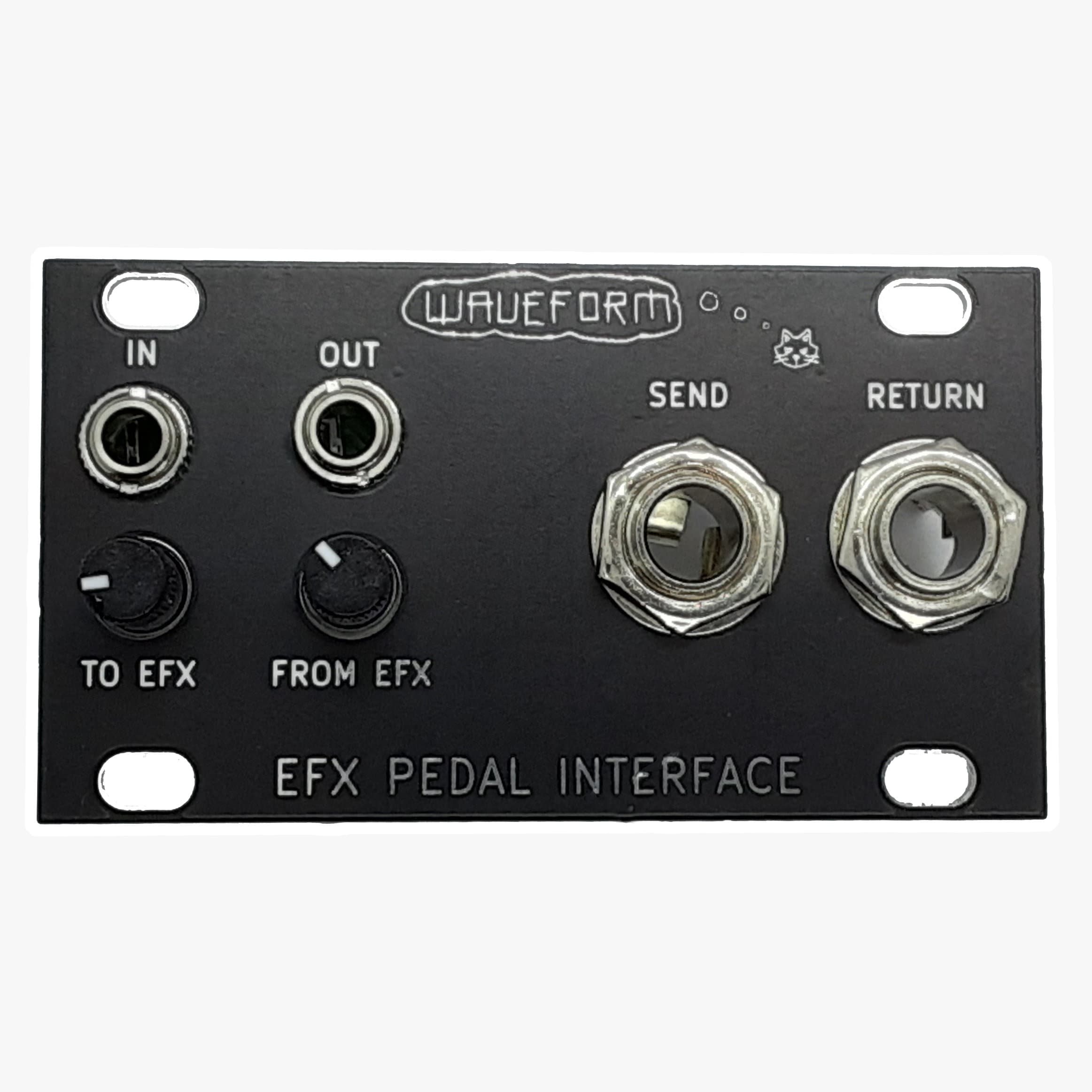 Waveform Magazine 1U EFX Pedal Interface Effects Adapter 14HP Module ...