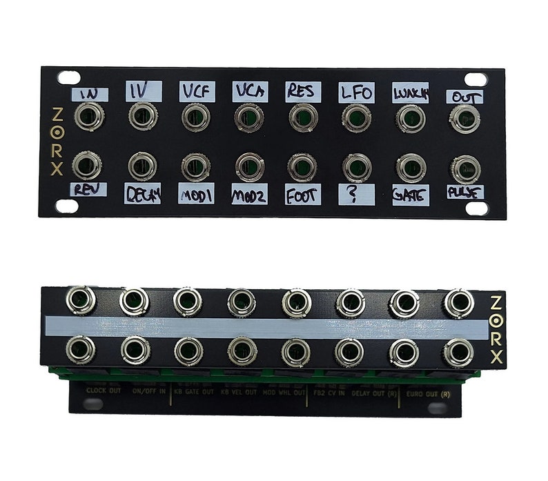 Zorx 1U Through for Easy Access to CV Ins for Moog Matriarch, Pedals - Etsy