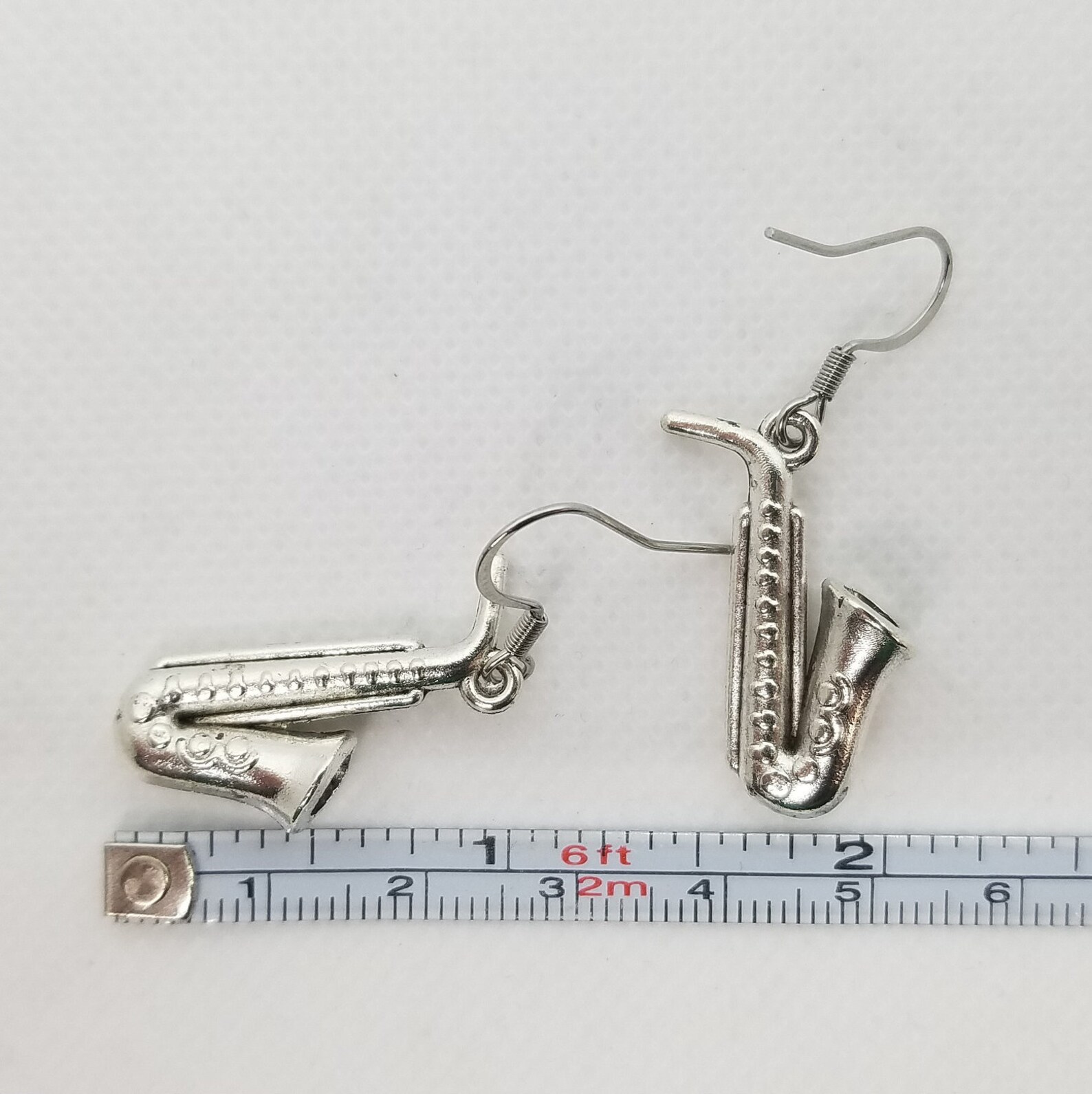 Saxophone Charm Earrings & Necklace Set or Separate - Music Instrument ...