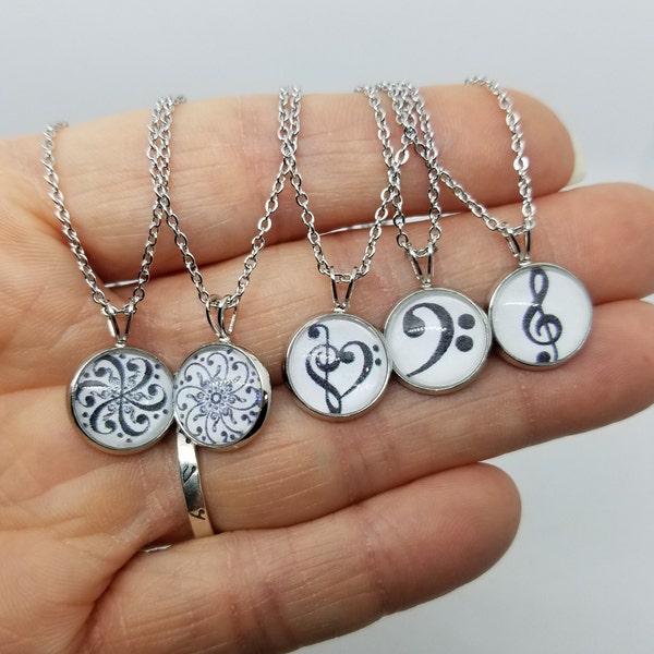 Treble Bass Clef - Etsy