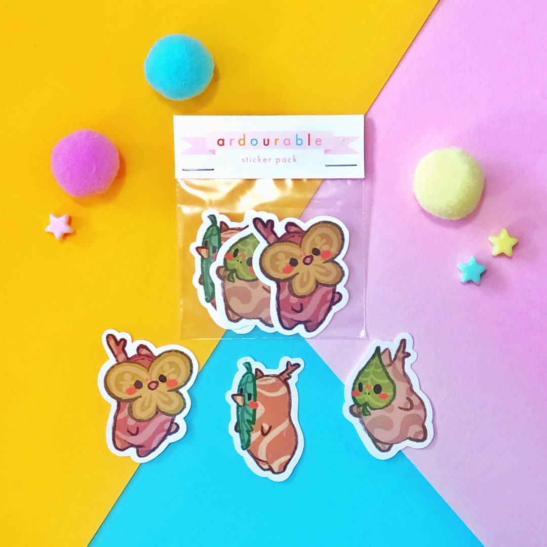Forest Spirit Beans - Sticker Pack - Pack of 3 Glossy Weatherproof ...