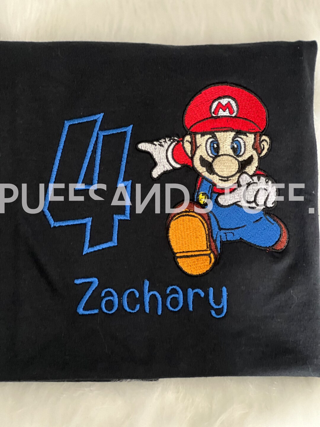Mario Inspired Custom Embroidered Super Mario Mario Party Birthday ...