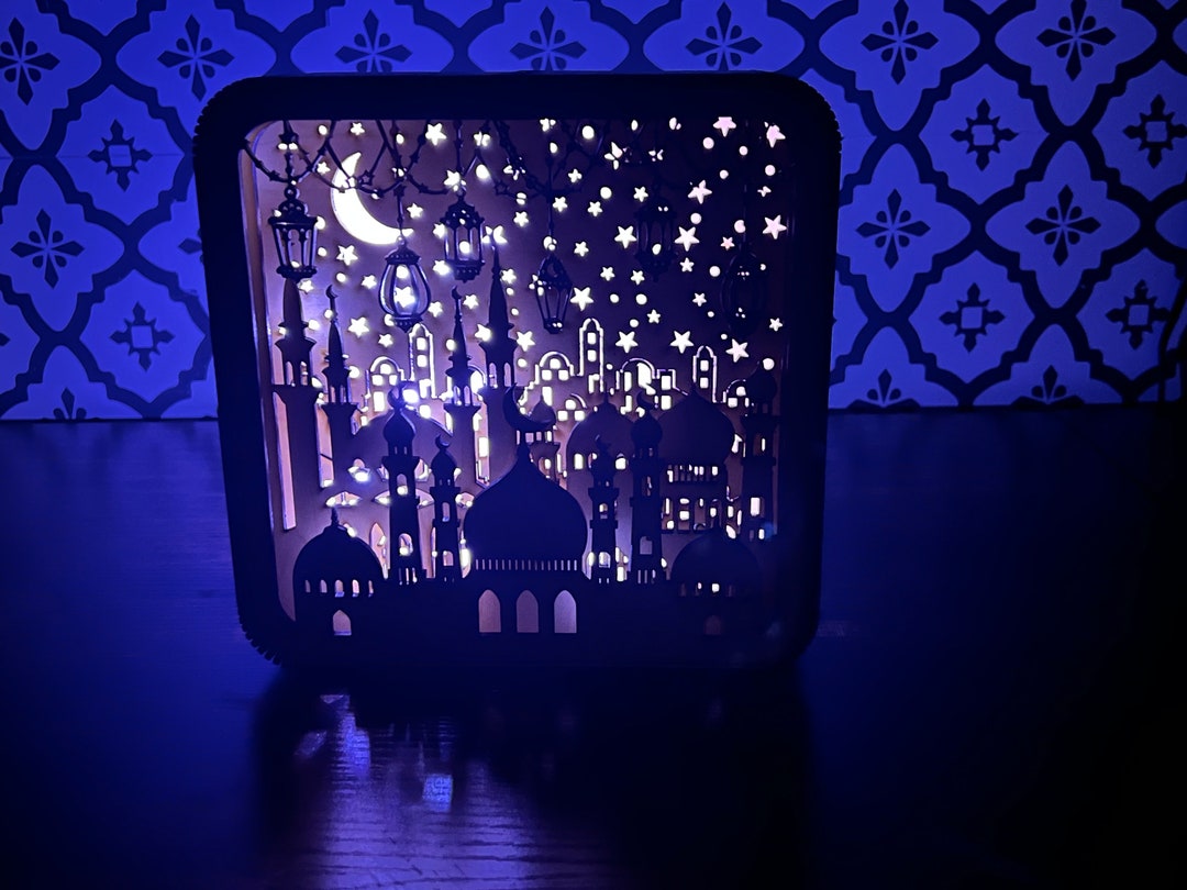 Islamic Theme Light Box - Etsy