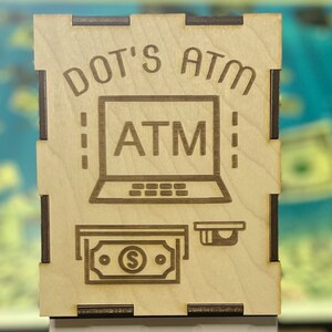 Wooden Graduation ATM Bank - Unique Personalized Gift for Graduates - Etsy
